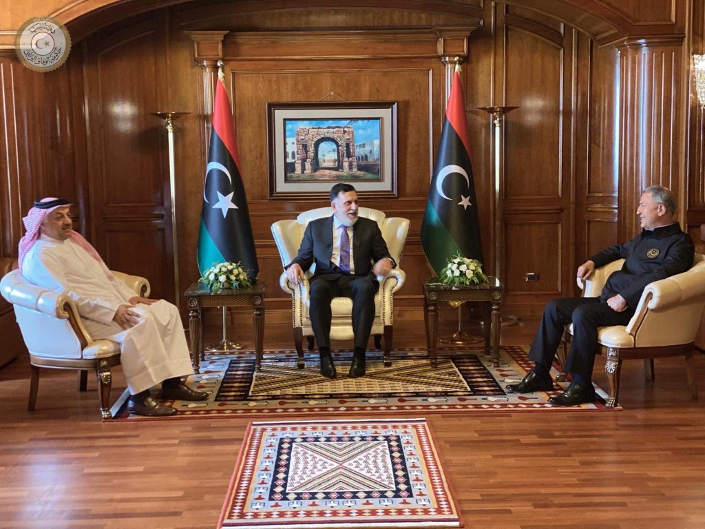 Serraj meets Turkish and Qatari defence ministers to discuss security ...