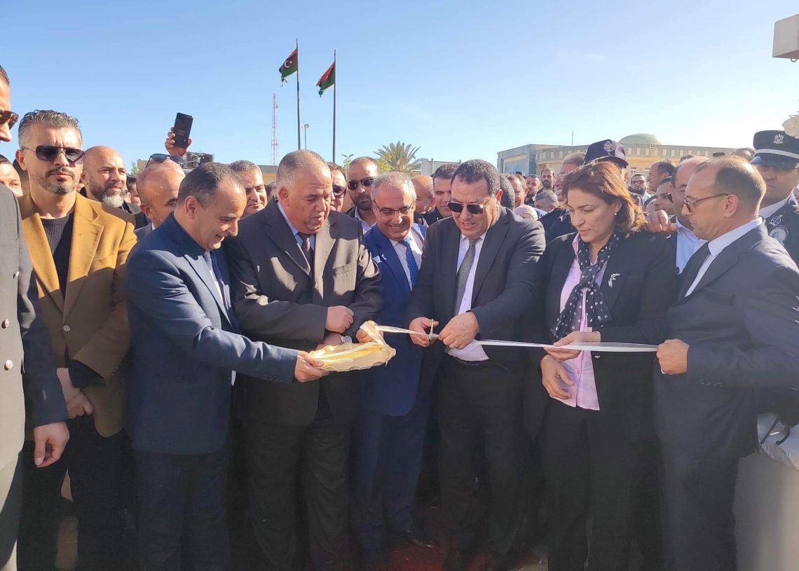 New buildings and lanes opened at the Libya-Tunisia Ras Jdair land ...