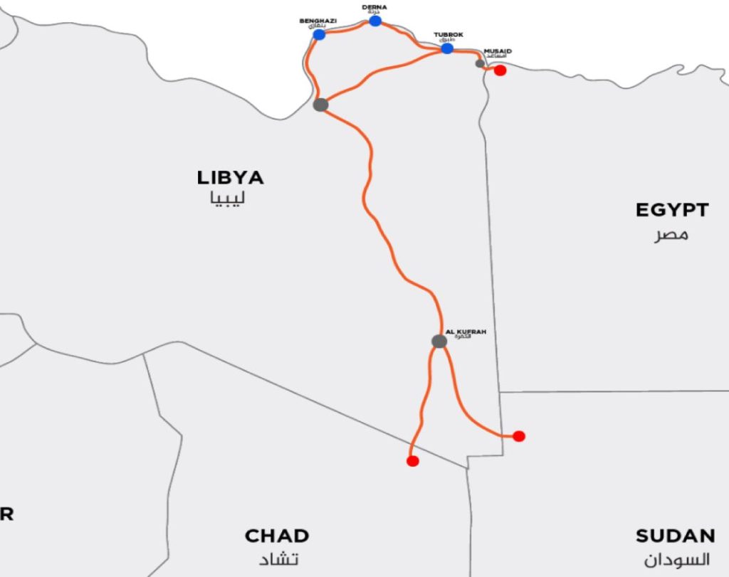 Launch of transit trade convoy from Benghazi to Chad